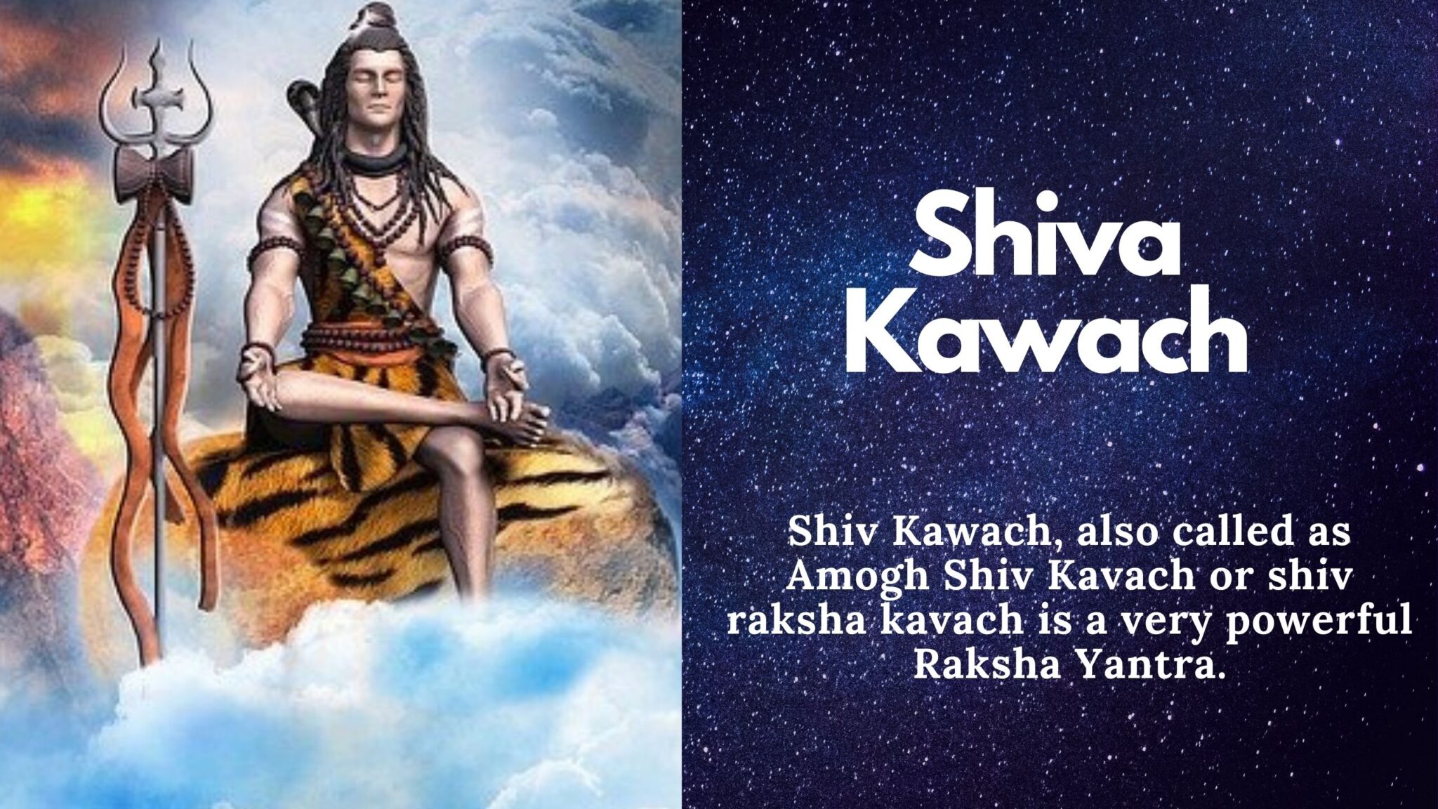 Shiv Kawach - amogh shiv kavach - शिव कवच - powerful Raksha Yantra.