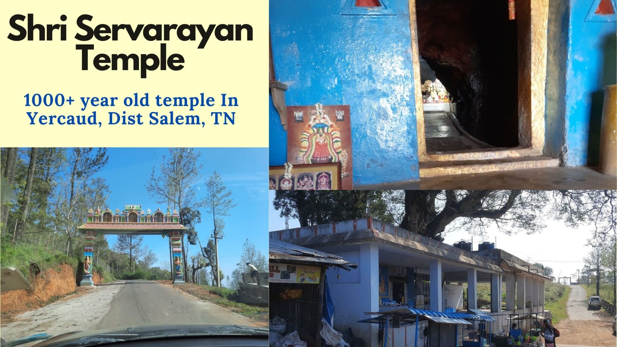Servarayan Temple (Shevaroy Temple) Yercaud - A 1000+ year old Cave ...